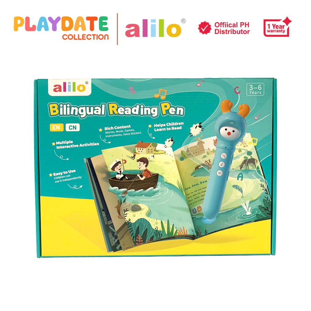 Alilo Bilingual Reading Pen Set (2025 Latest Version) | Shopee Philippines