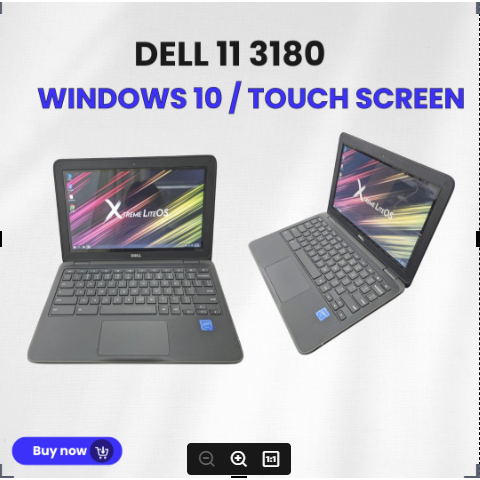 DELL 11 3180 TOUCH SCREEN WINDOWS CELERON N3060 4GB RAM 32GB SSD ...