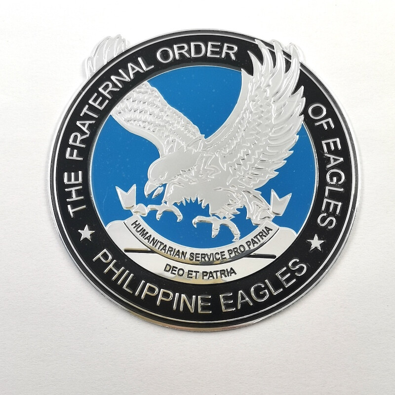 Philippine Eagles Emblem Silver TFOE-PE Sticker, 2 in / 35 mm, Small ...