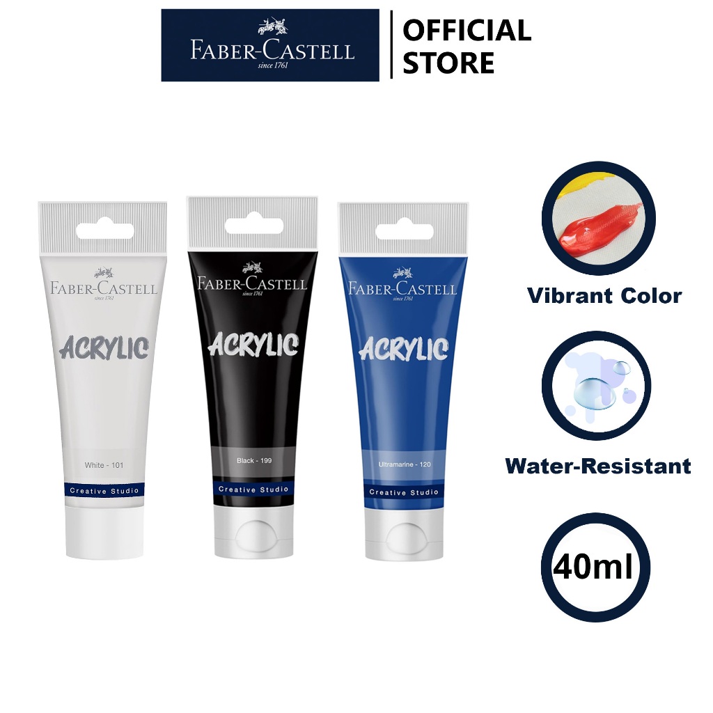 Faber-Castell Acrylic Color 40ml Tube 1PC | Shopee Philippines
