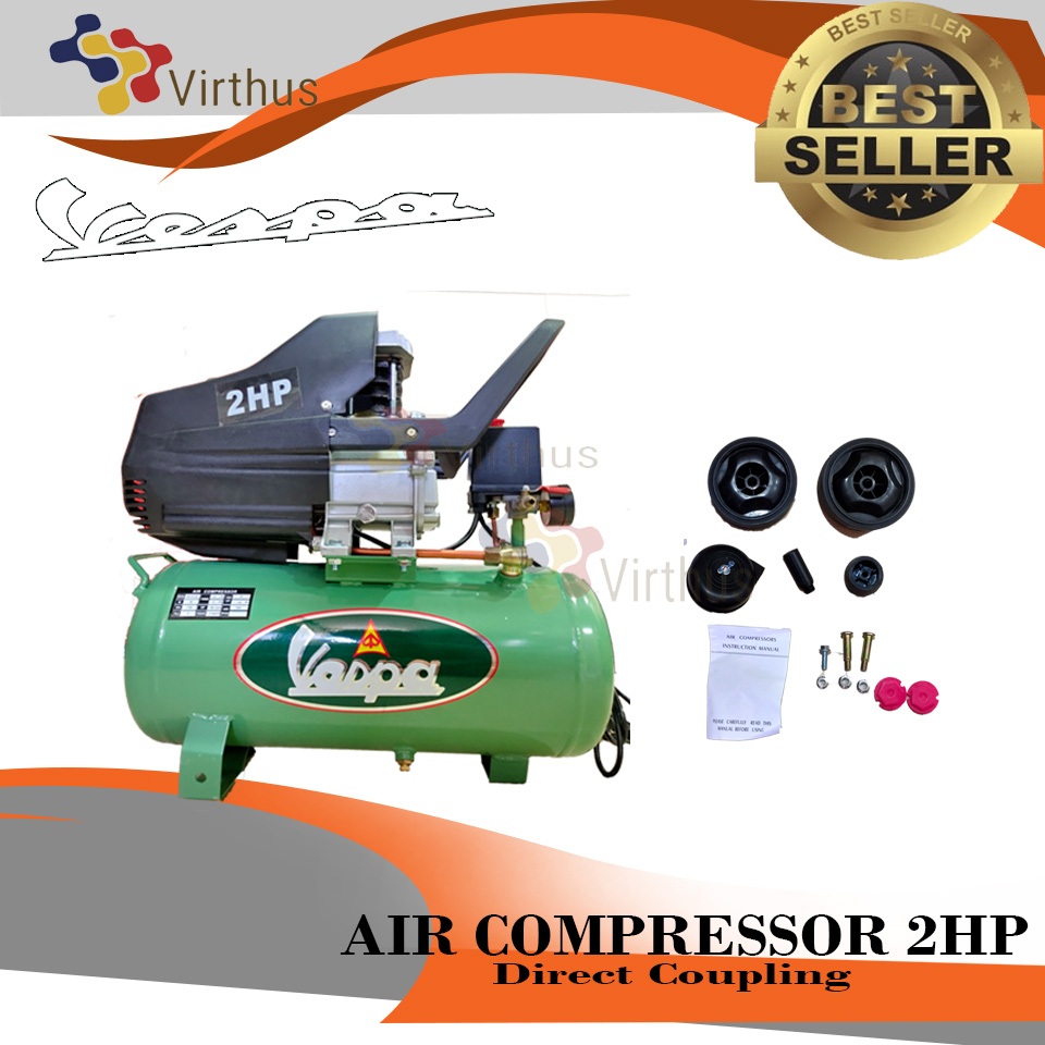 VESPA Air Compressor 2HP DIRECT COUPLE | Shopee Philippines