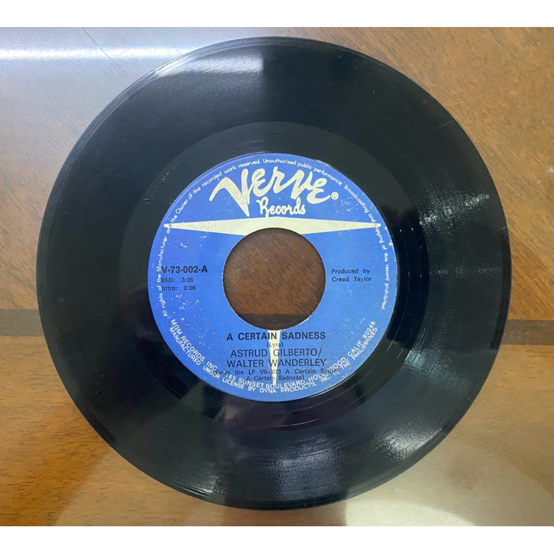 Astrud Gilberto / Walter Wanderley – A Certain Sadness - Original Music ...
