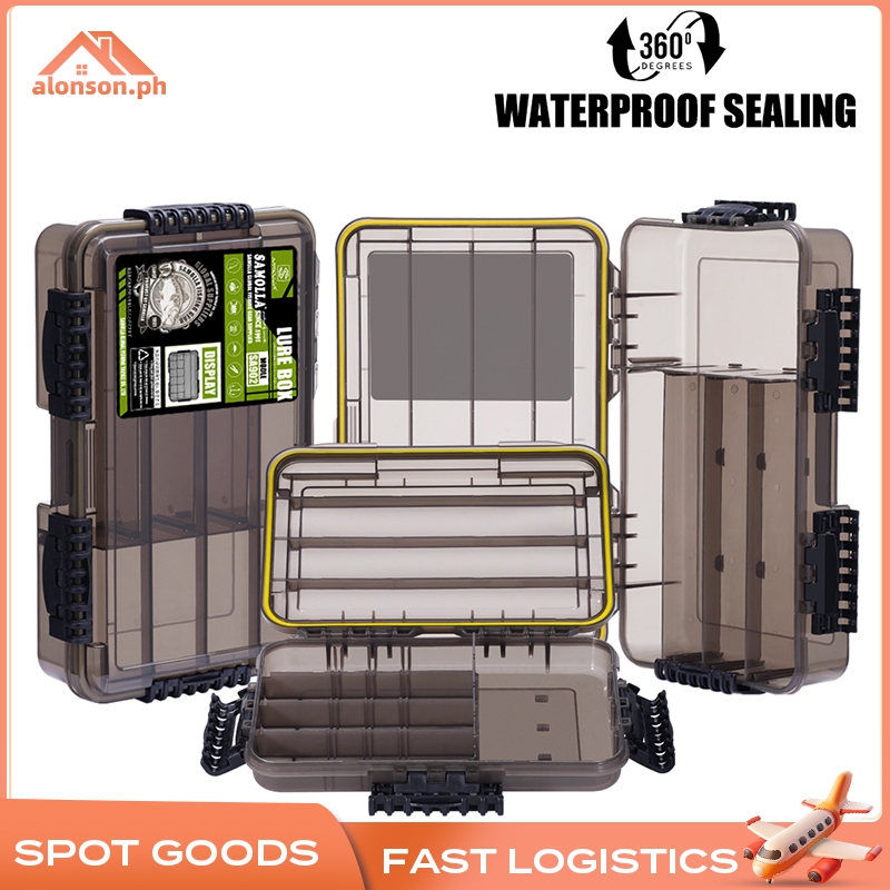 New large Waterproof Fishing Tackle Box, Fish Hook Fishing Lure Bait ...