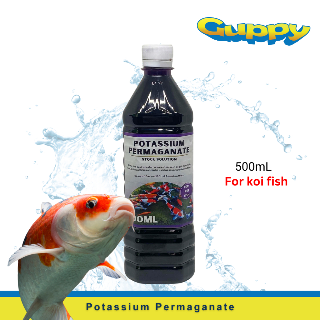 Potassium Permaganate for Koi Fish Koi Treatment Stock Solution 500mL ...
