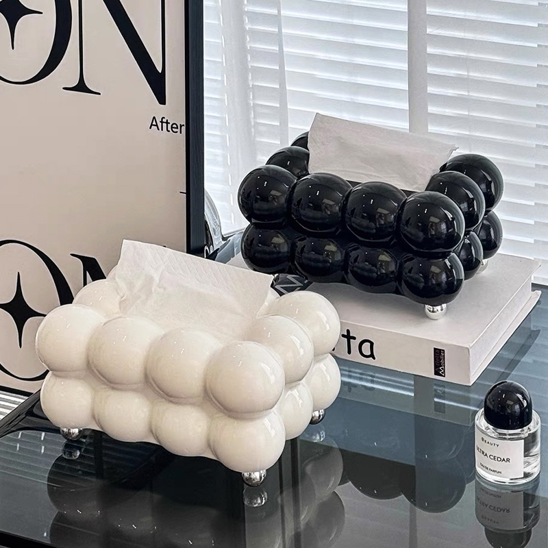 Cotton Candy Shape Tissue Box Decorative Tissue Box Creative Tissue Box ...