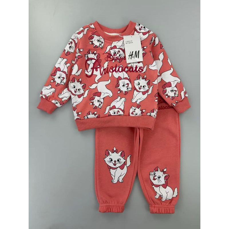 Marie Disney Tracksuit Girl (Age 2-7yrs Old) | Shopee Philippines