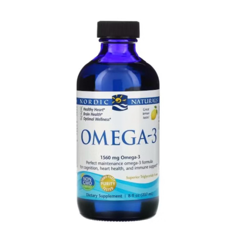 Nordic Naturals,Omega-3,Lemon,1560 mg, 8fl oz(237ml) | Shopee Philippines