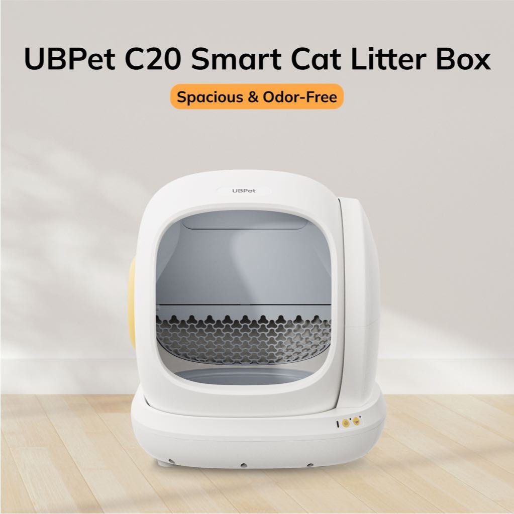 UBPet C20 Automatic Cat Litter Box Smart Toilet WiFi Android Hands Free Fully Intelligent 2025 ...