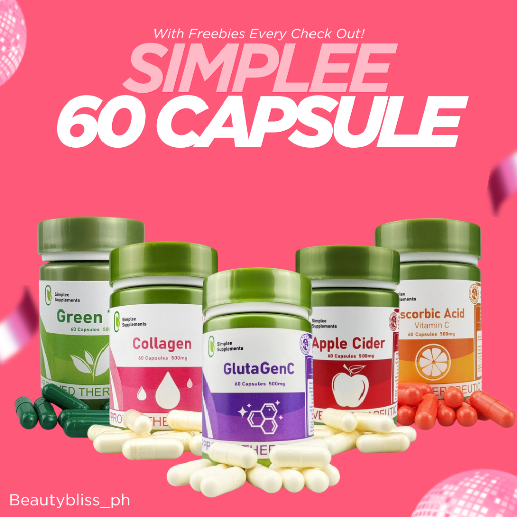 Simplee Supplements Glutagenc Apple Cider Ascorbic Vitamin C Whitening ...