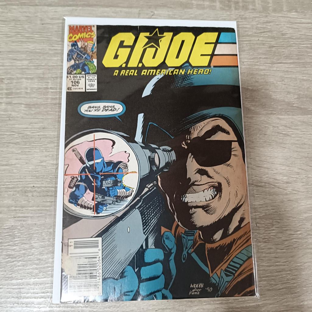 GI Joe #106 - GD (Marvel comics 1990) | Shopee Philippines