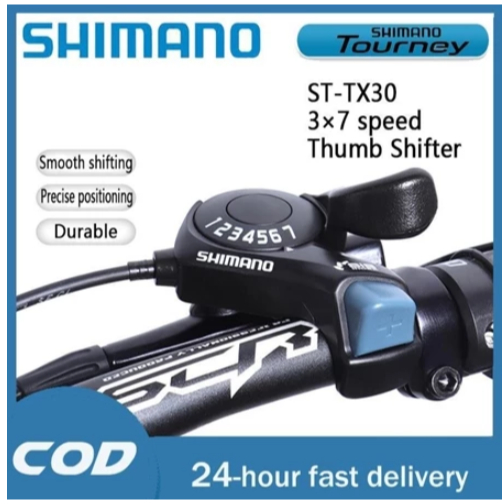 Shimano shifter 7 speed SL-TX30 combo shifter 3×7 speed MTB Bike Thumb ...