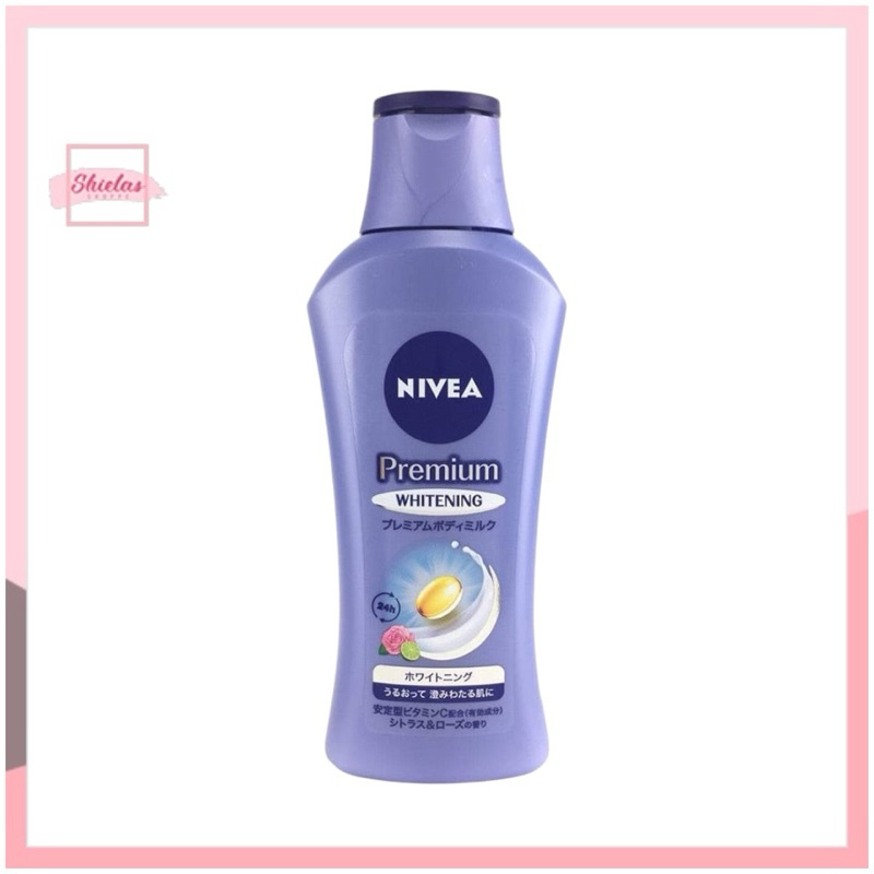 Nivea Japan Premium Whitening Body Milk Moisturizer (190g/6.3oz.) | Shopee Philippines