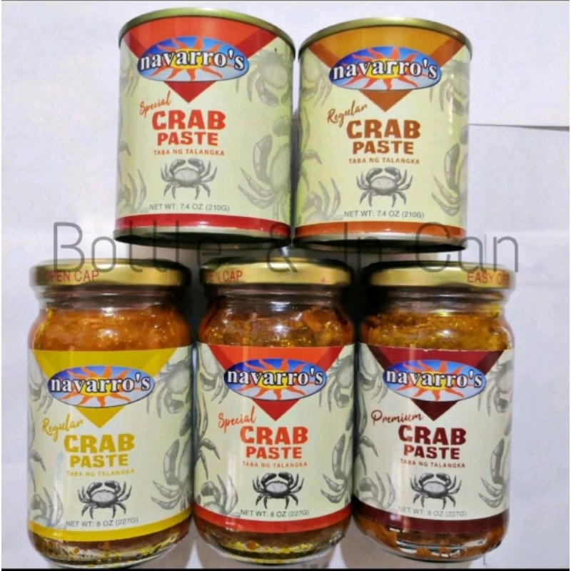 Navarros Crab Paste All Variants Taba ng Talangka (Regular, Special ...
