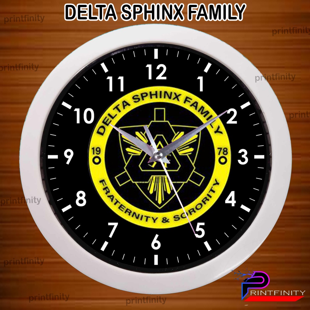 DELTA SIGMA SPHINX FAMILY FRATERNITY WALLCLOCK | Shopee Philippines