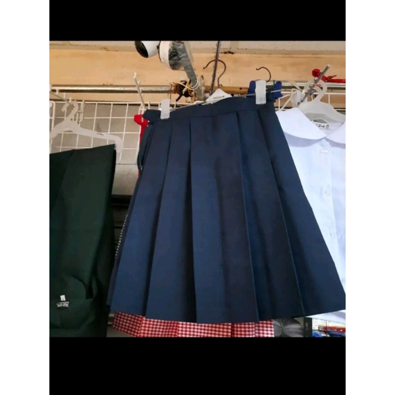 Palda School uniform Back plits Navy Blue | Shopee Philippines