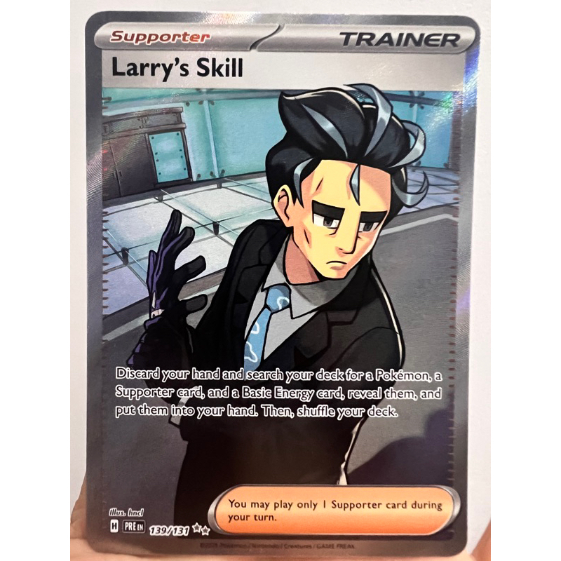 Larry's Skill - 139/131 - SV: Prismatic Evolutions - Pokemon TCG ...