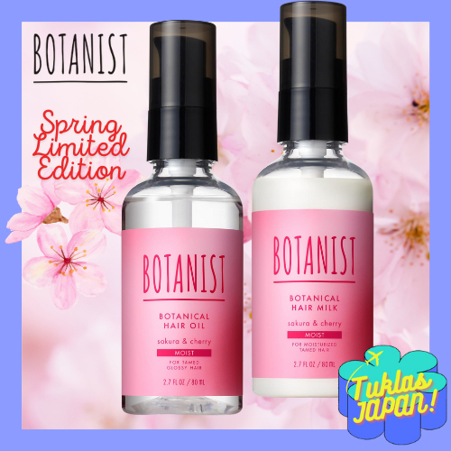 【DIRECT FROM JAPAN】[Spring 2025 Limited Edition] BOTANIST | Hair Oil, Hair Milk Moist - Sakura ...