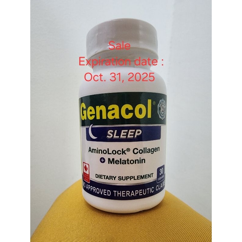 AUTHENTIC Genacol Sleep 2 in 1 (COLLAGEN + MELATONIN) 30 Capsules ...