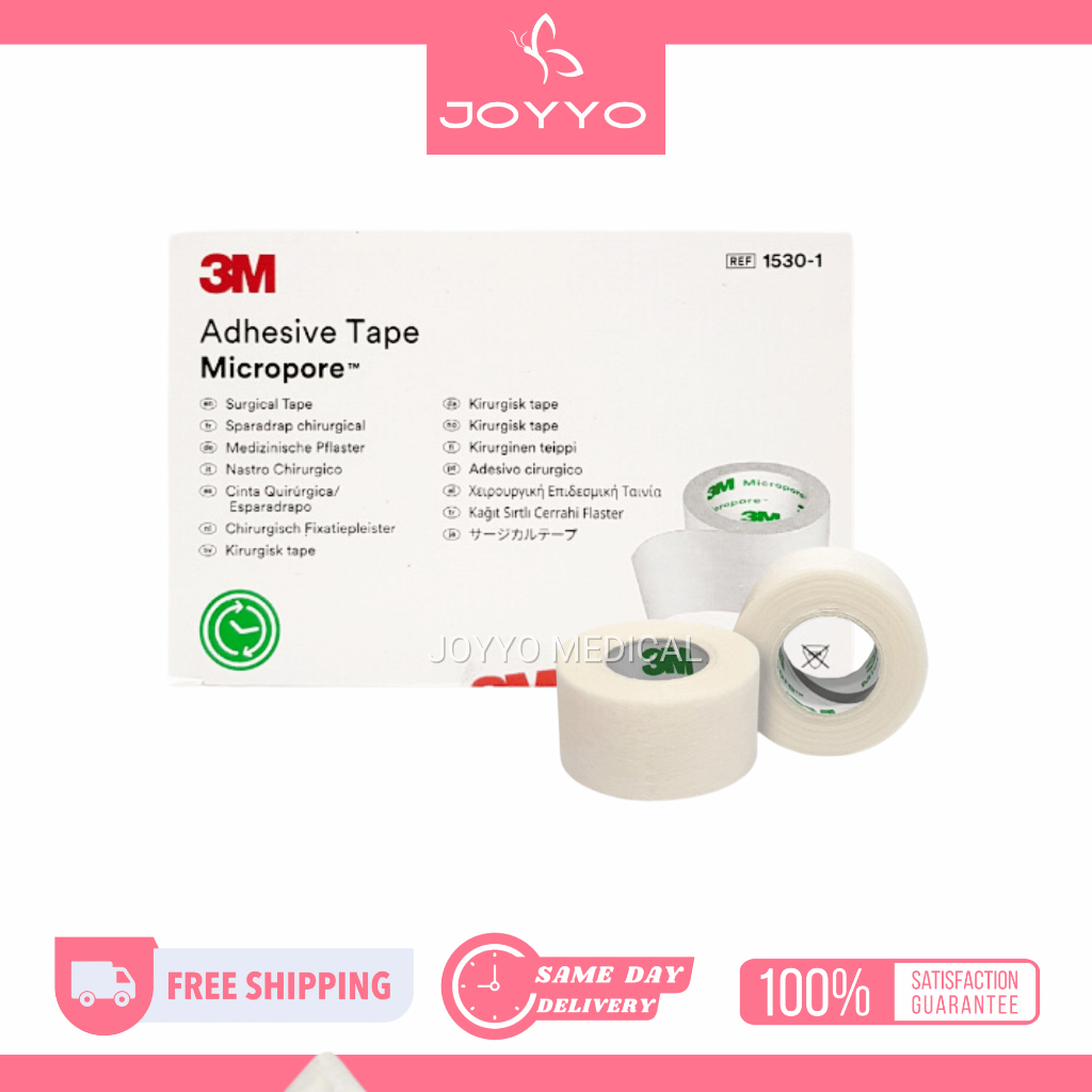 Micropore Tape 1 inch (12 Pieces/ 1 Box) | Shopee Philippines