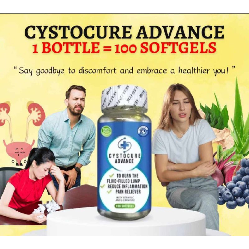 CYSTOCURE 100 SOFTGELS | CYSTS CONTROL | Shopee Philippines