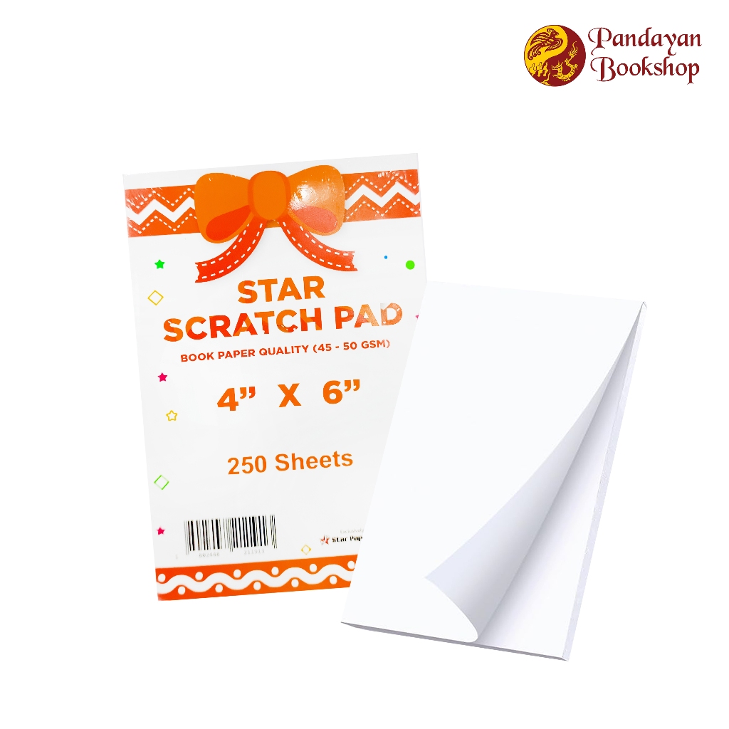 Star Scratch Pad 50gsm 250's | Shopee Philippines