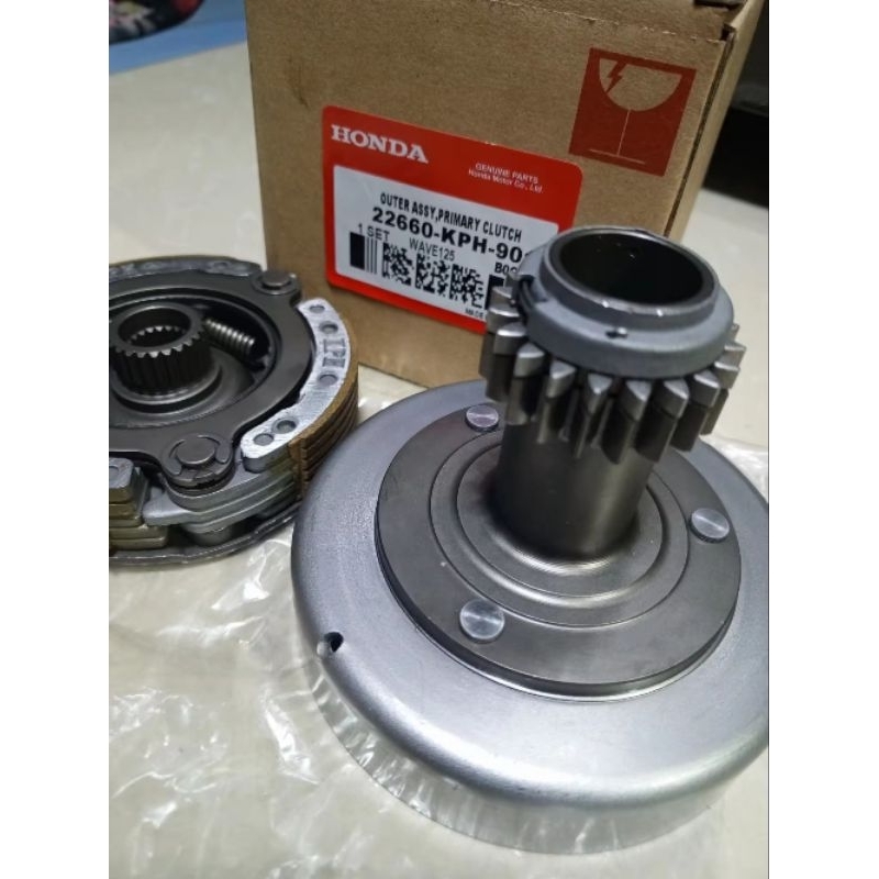 HONDA GENUINE CLUTCH OUTER ASSEMBLY, PRIMARY CLUTCH ASSEMBLY for WAVE ...