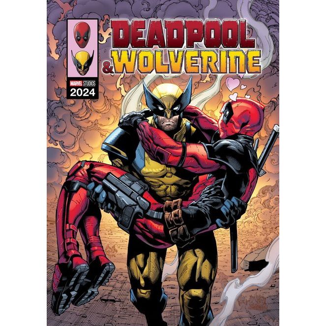 Vintage Deadpool Marvel Comics Movie Series Wall Poster Decor Sticker ...