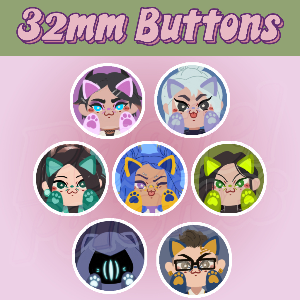 Valorant buttons by Pastel Potatoes. | Shopee Philippines