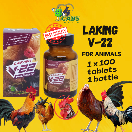 Laking V22 Vita tablets 100tablets belman for animals | Shopee Philippines