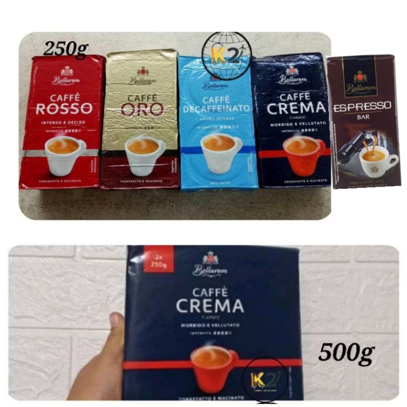 Bellarom Coffee roasted and ground||250g/500g onhand legit from Italy ...
