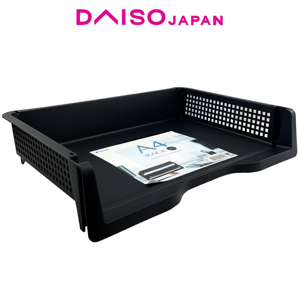 Daiso Black A4 Horizontal Rack | Shopee Philippines