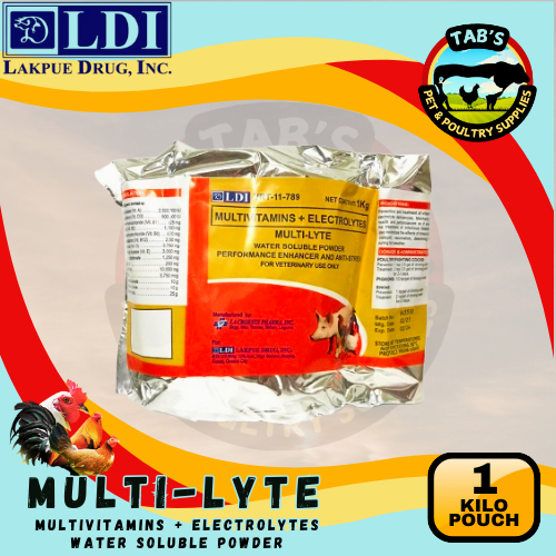LDI - Multi-Lyte Performance Enhancer and Anti-Stress (1 Kg/POUCH ...