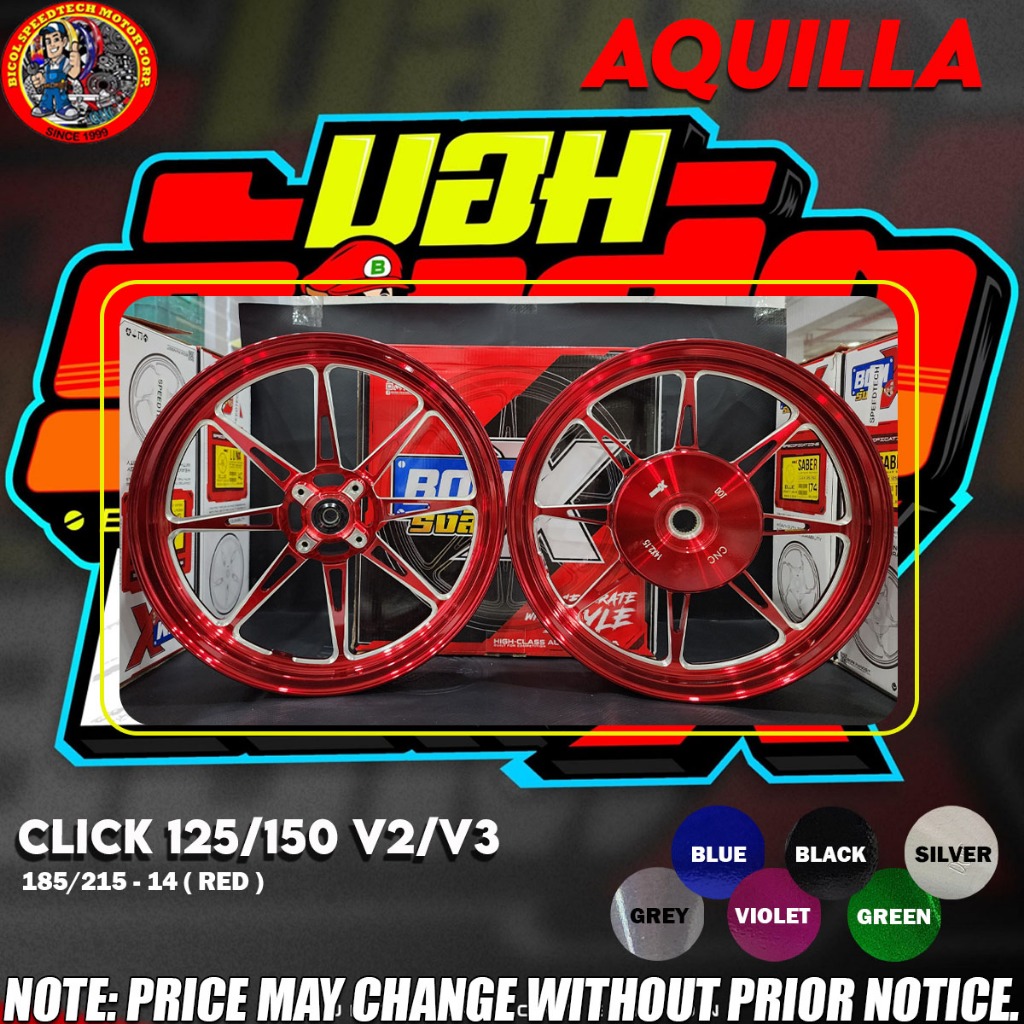 BOM RANGSIT MAGS CLICK125/150 V2/V3 BOM-X AQUILA 185/215 -14(BLACK,GREY ...