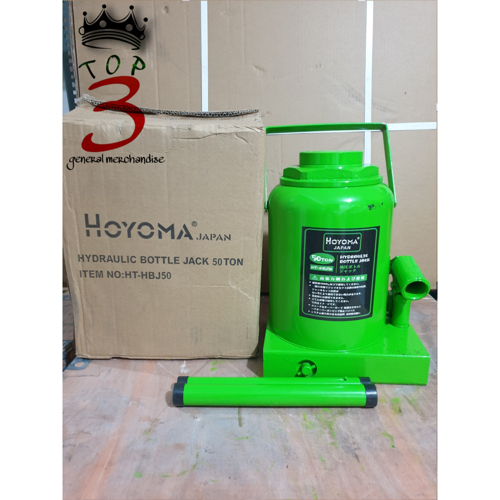 HOYOMA JAPAN Hydraulic Bottle Jack Heavy Duty 50 tons | Shopee Philippines