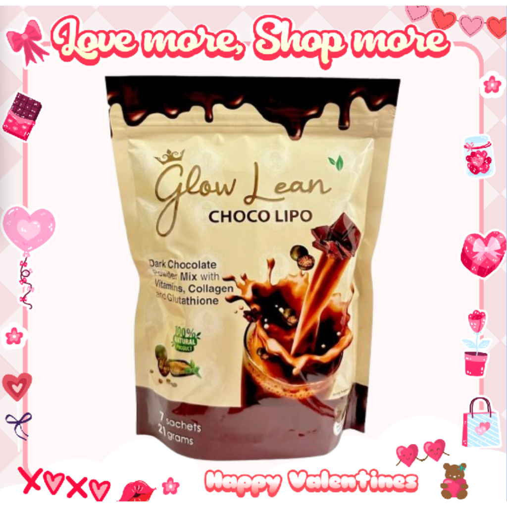 Glow Lean Choco Lipo Drinks (7 Sachet) | Shopee Philippines