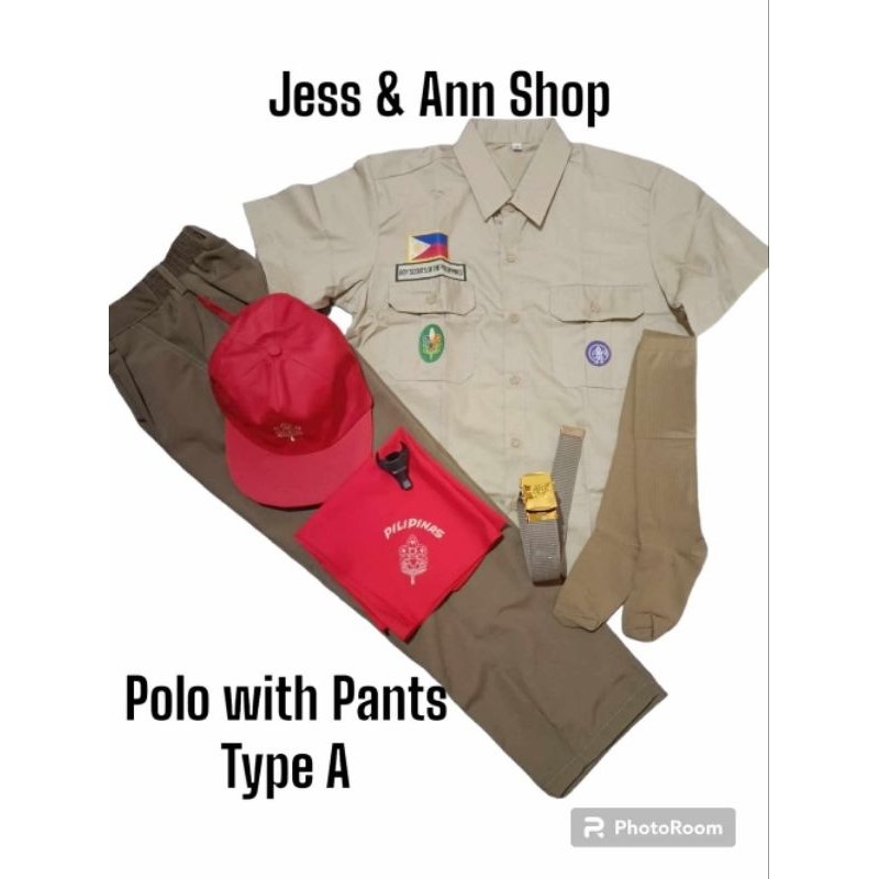 7n1 Polo with Pants Type A Uniform Set | Shopee Philippines