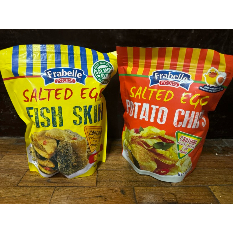 100g Frabelle Foods Salted Egg Fish Skin or Salted Egg Potato Chips ...