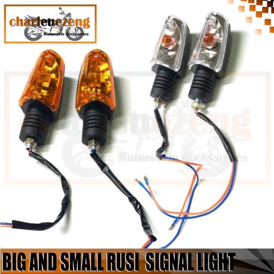 SIGNAL LIGHT for RUSI MOTORCYCLE GOOD QUALITY COD - 1PAIR ONLY | Shopee ...