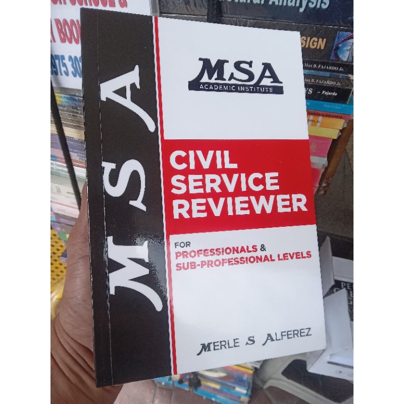 MSA CIVIL SERVICE REVIEWER (NEW) | Shopee Philippines