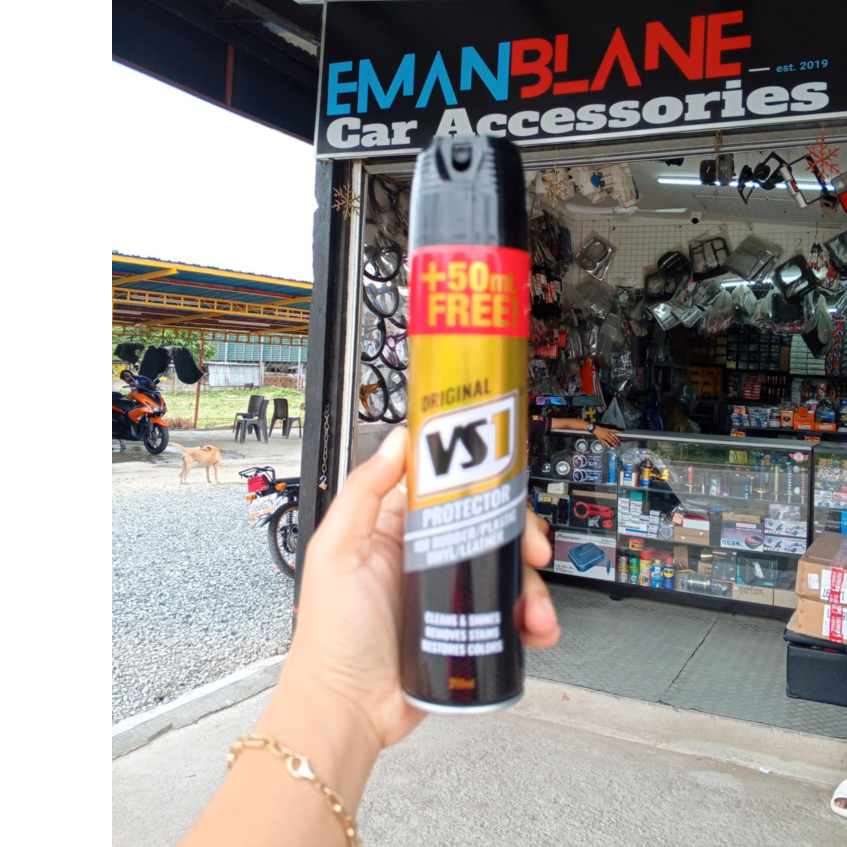 ORIGINAL VS1 Protector for Rubber/Plastic Vinyl/Leather 250ML Spray Can ...