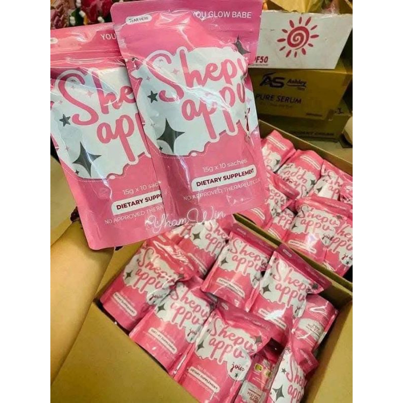 Sheppu Appu Juice You Glow Babe 15g X 10 | Shopee Philippines