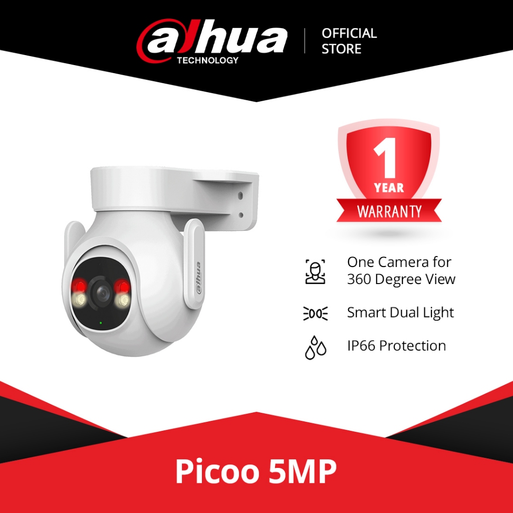 Dahua Picoo 5MP Wi-Fi Camera | Shopee Philippines