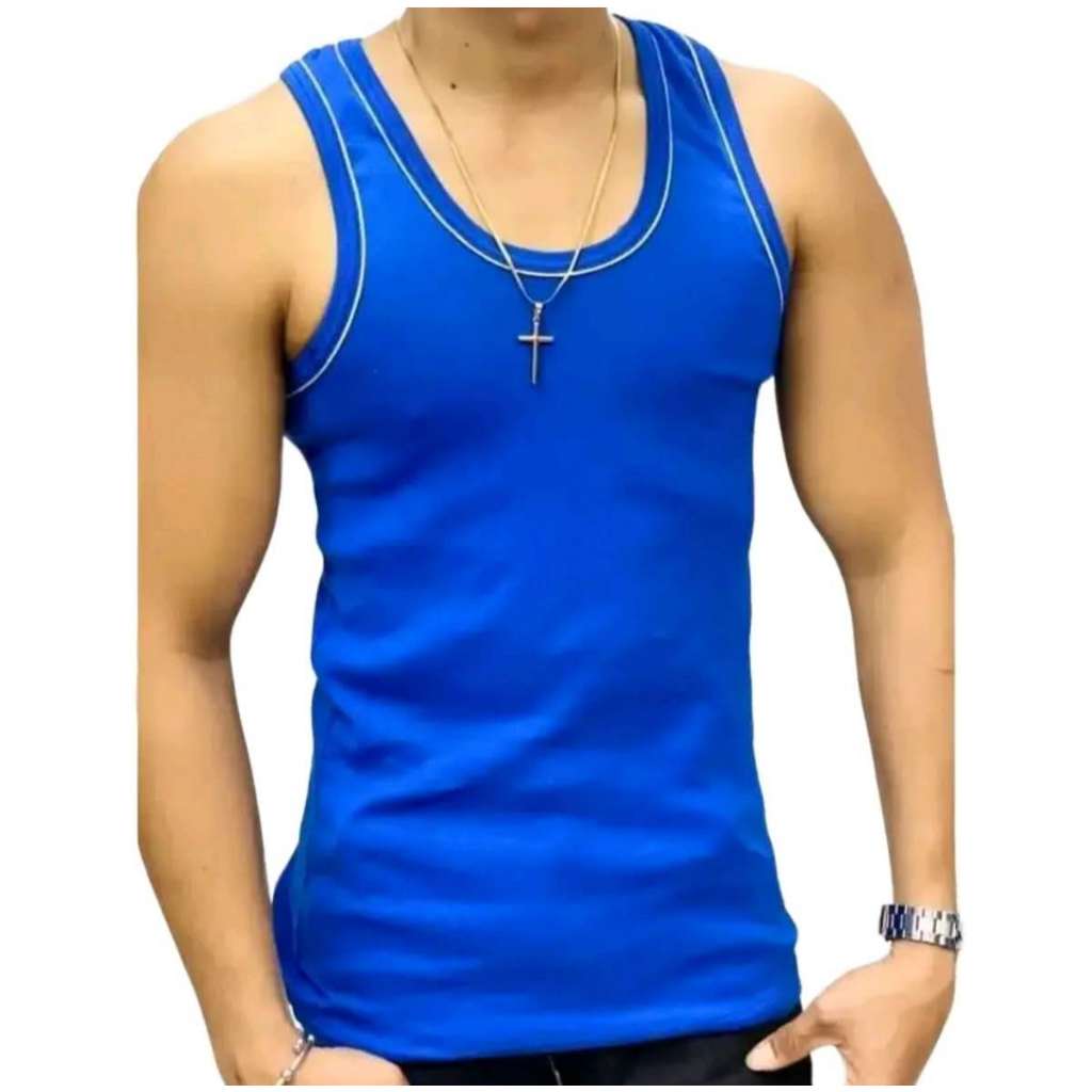 SANDO GYM COTTON VEST MEN‘S BODY FIT UP TO XXL SIZE | Shopee Philippines