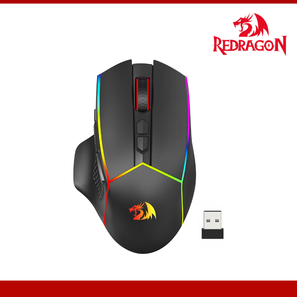 Redragon Axe RGB Wireless Gaming Mouse (M814RGB-PRO) | Shopee Philippines