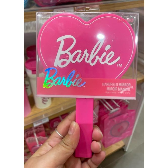 MINISO BARBIE COLLECTION HANDHELD MIRROR | Shopee Philippines
