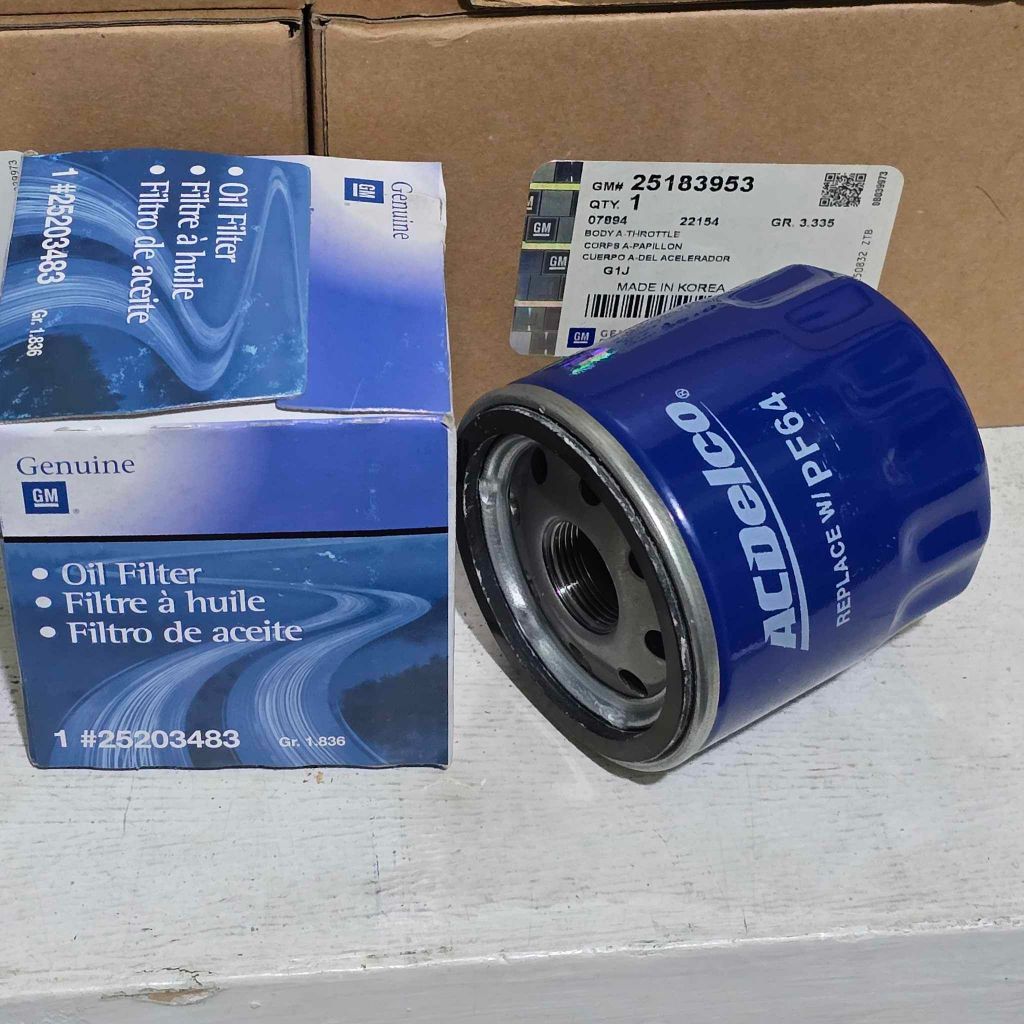 Chevrolet New SPARK 2016~2021 only PF64 Engine Oil Filter 25203483 ( GM ...