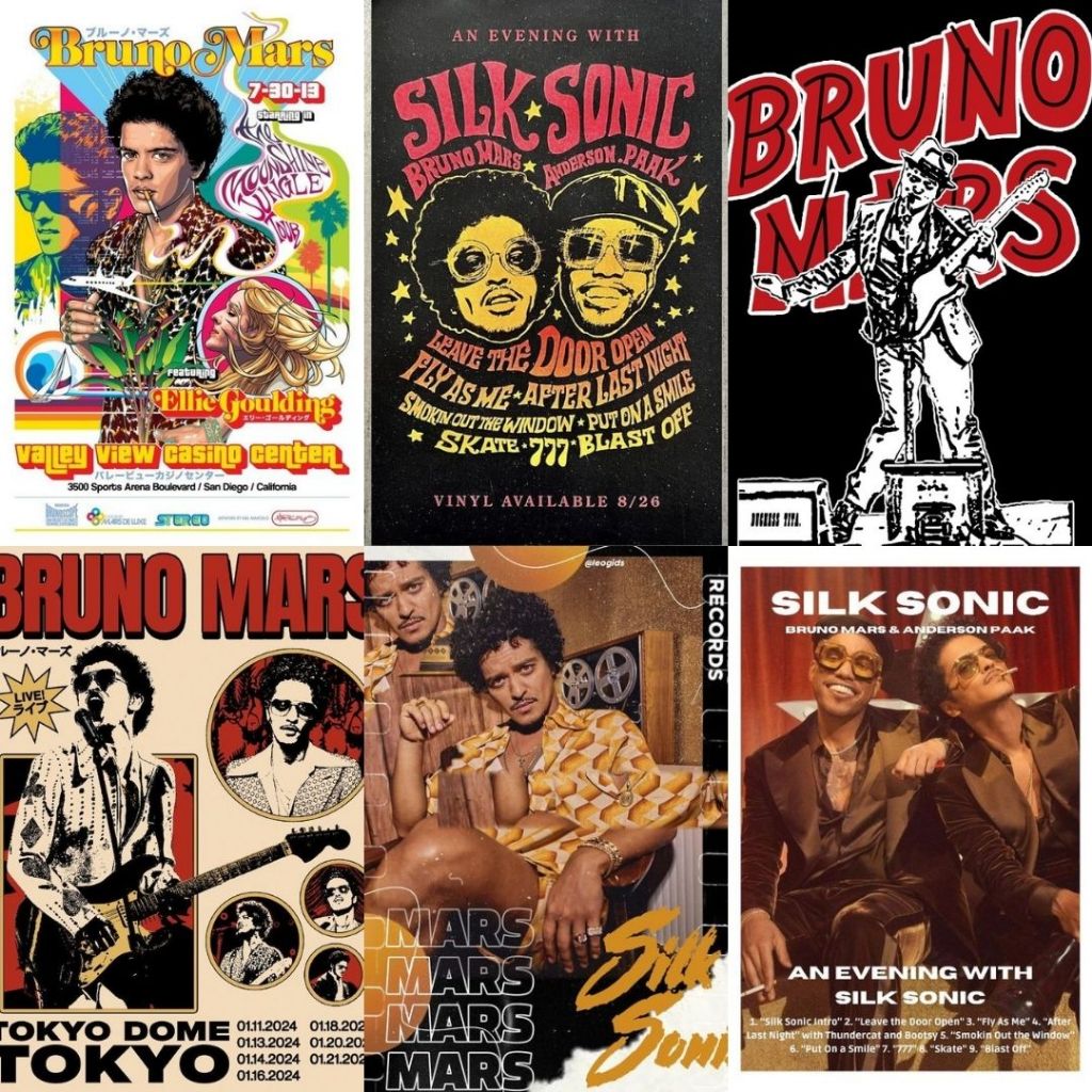 Vintage Bruno Mars Posters Alt Emo Grunge Punk Rock Aesthetic ...