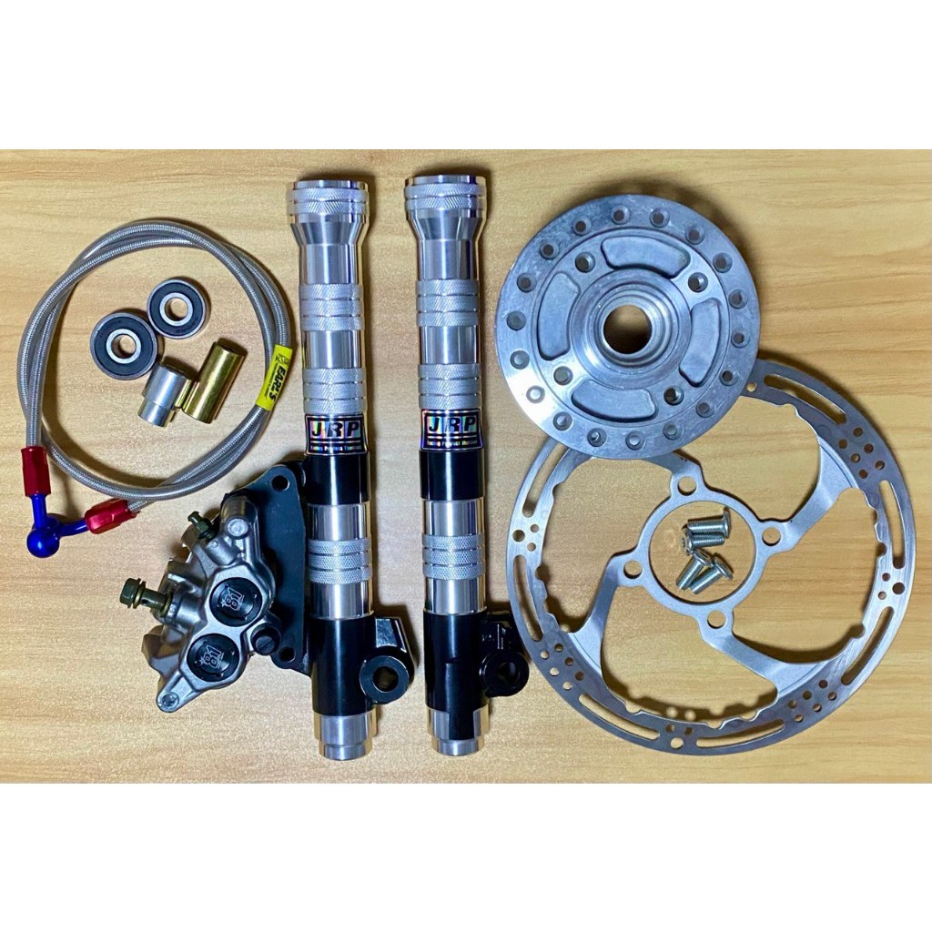 WAVE125 BLACK ENGRAVE OUTER TUBE WITH 8.1 FORMULA CALIPER/HOSE/SL DISC ...