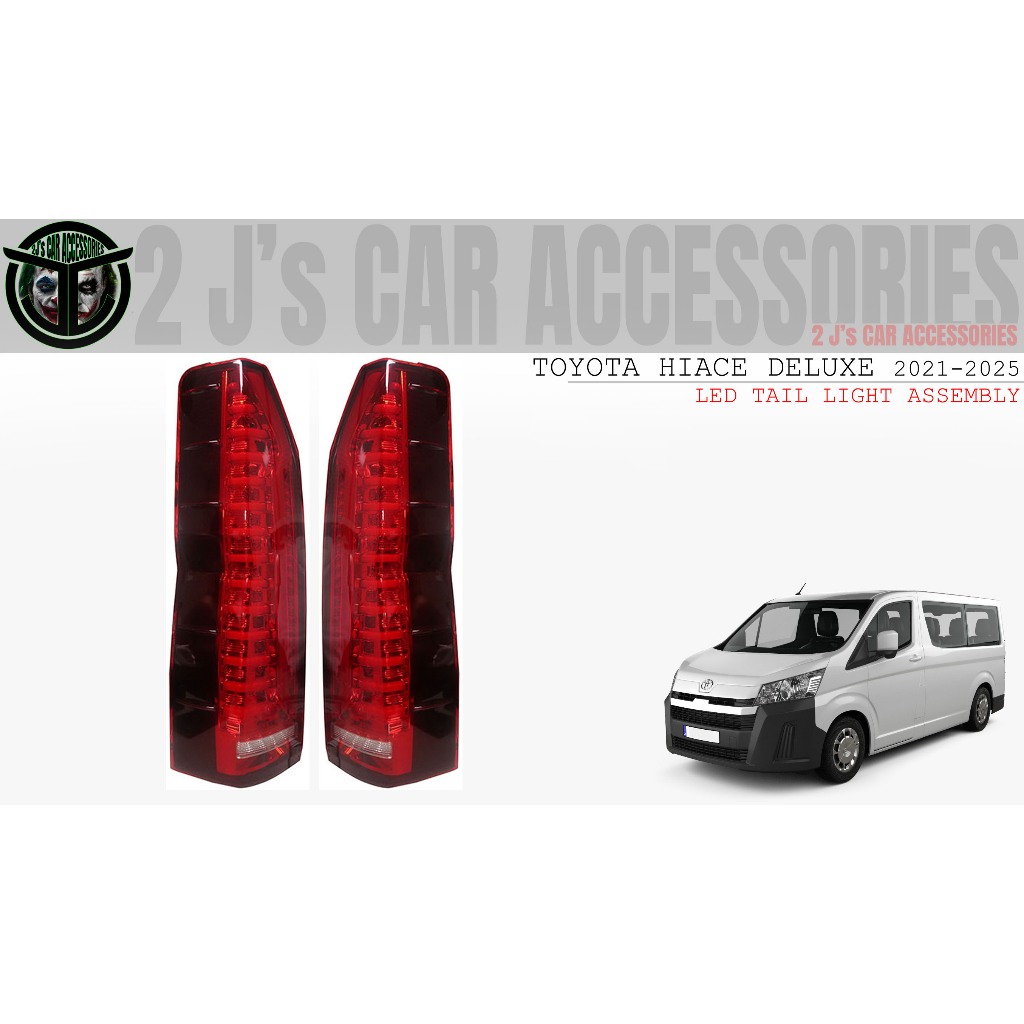 TOYOTA HIACE COMMUTER DELUXE 2019 TO 2024 TAIL LIGHT ASSEMBLY/LED TAIL ...