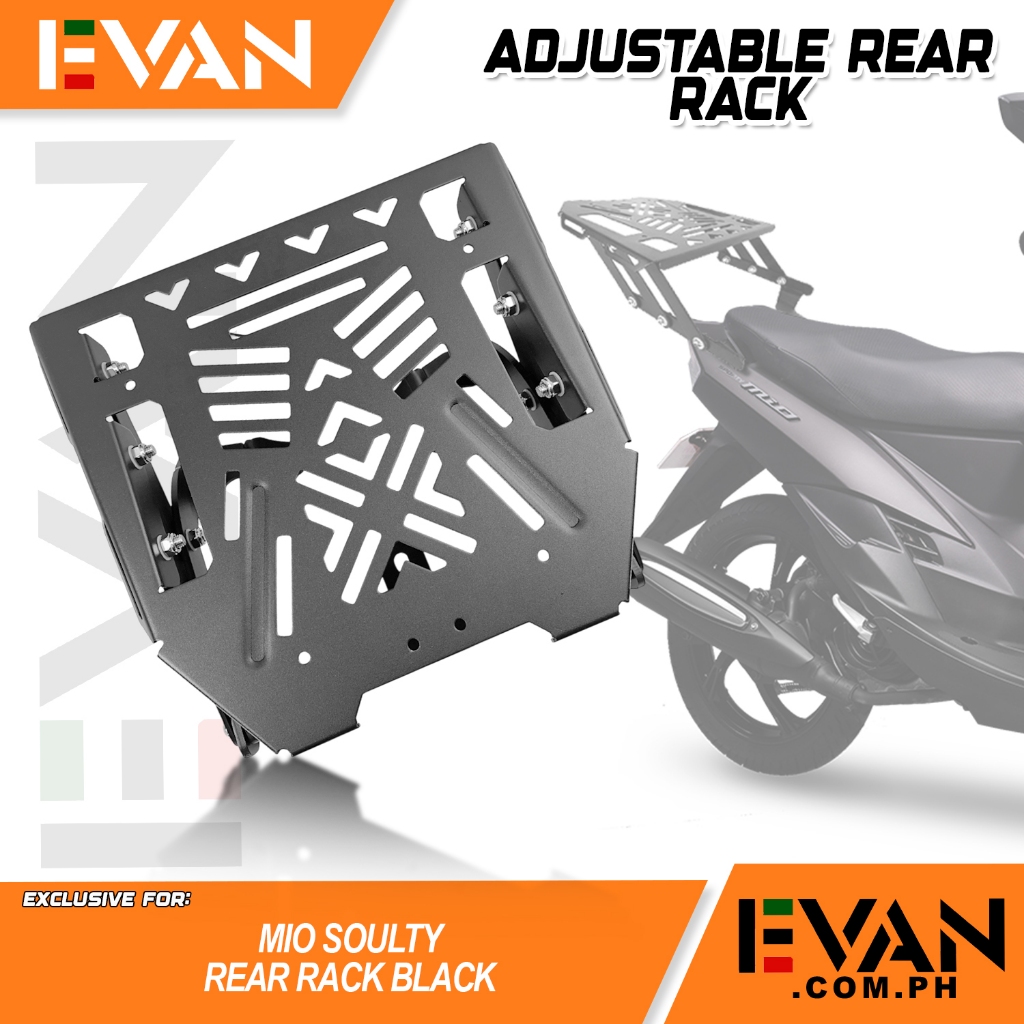EVAN COM 1 SET REAR RACK BRACKET FOR MIO SOULTY MOTORCYCLE | Shopee ...